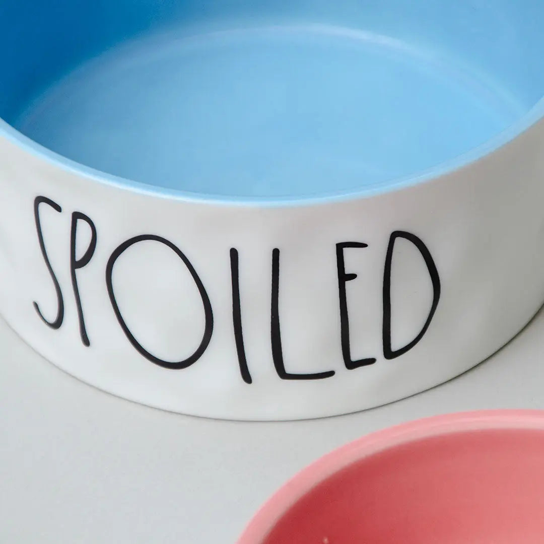 "Spoiled" dog bowl - round - 4legs.de